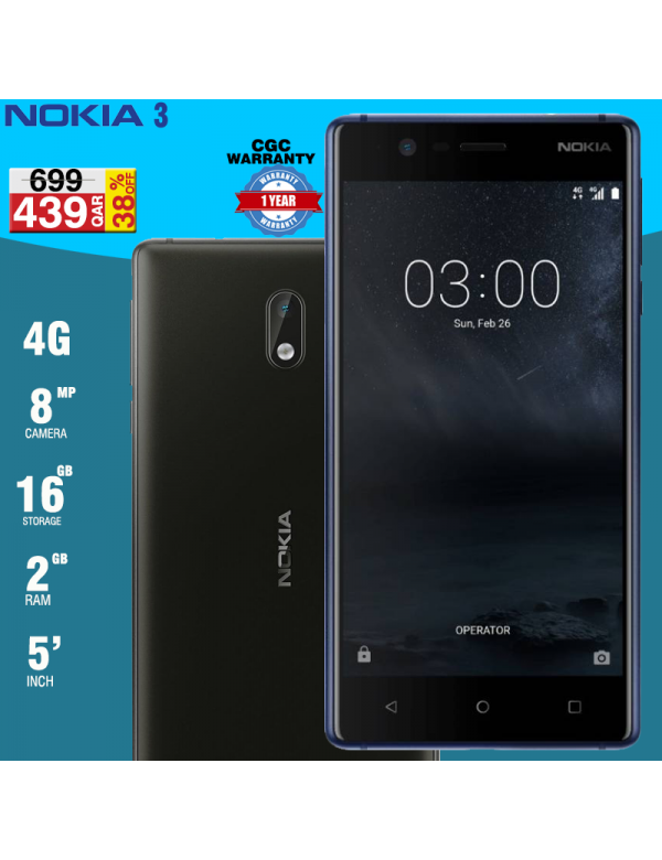 Nokia 3 Smartphone