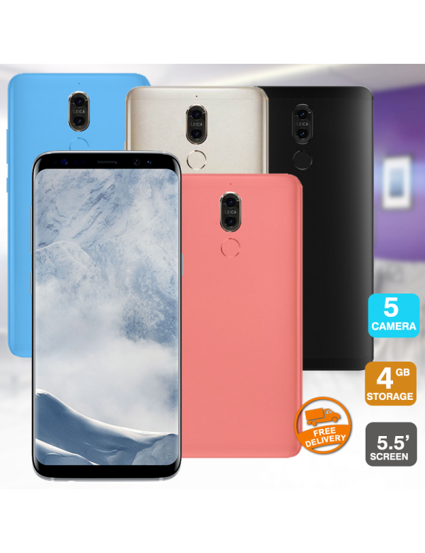 Tigno Q4 , Smartphone, Dual sim, Dual camera & Facelock, 5.5." IPS ...