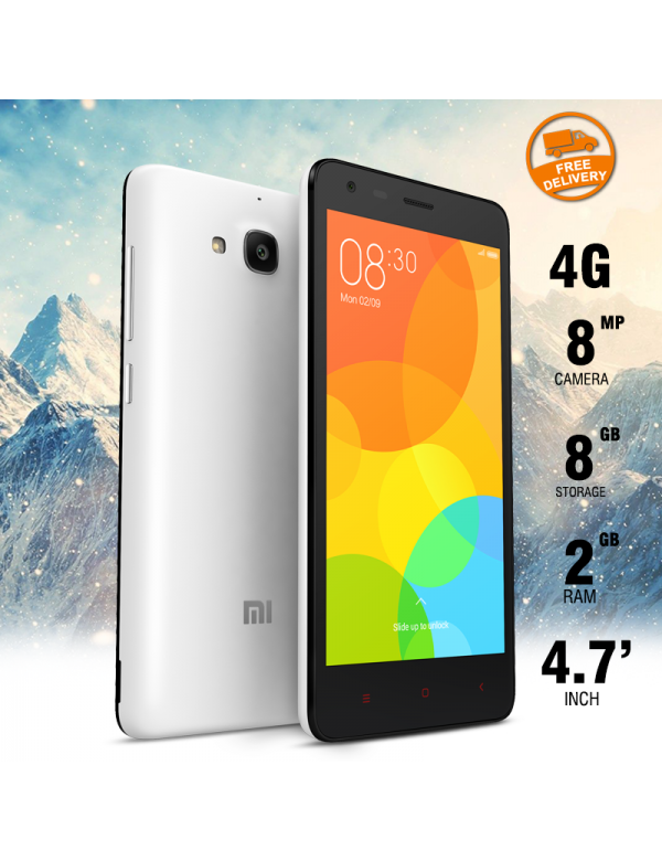MI Xiaomi Redmi 2, 4G LTE, Dual Sim, 8GB, White